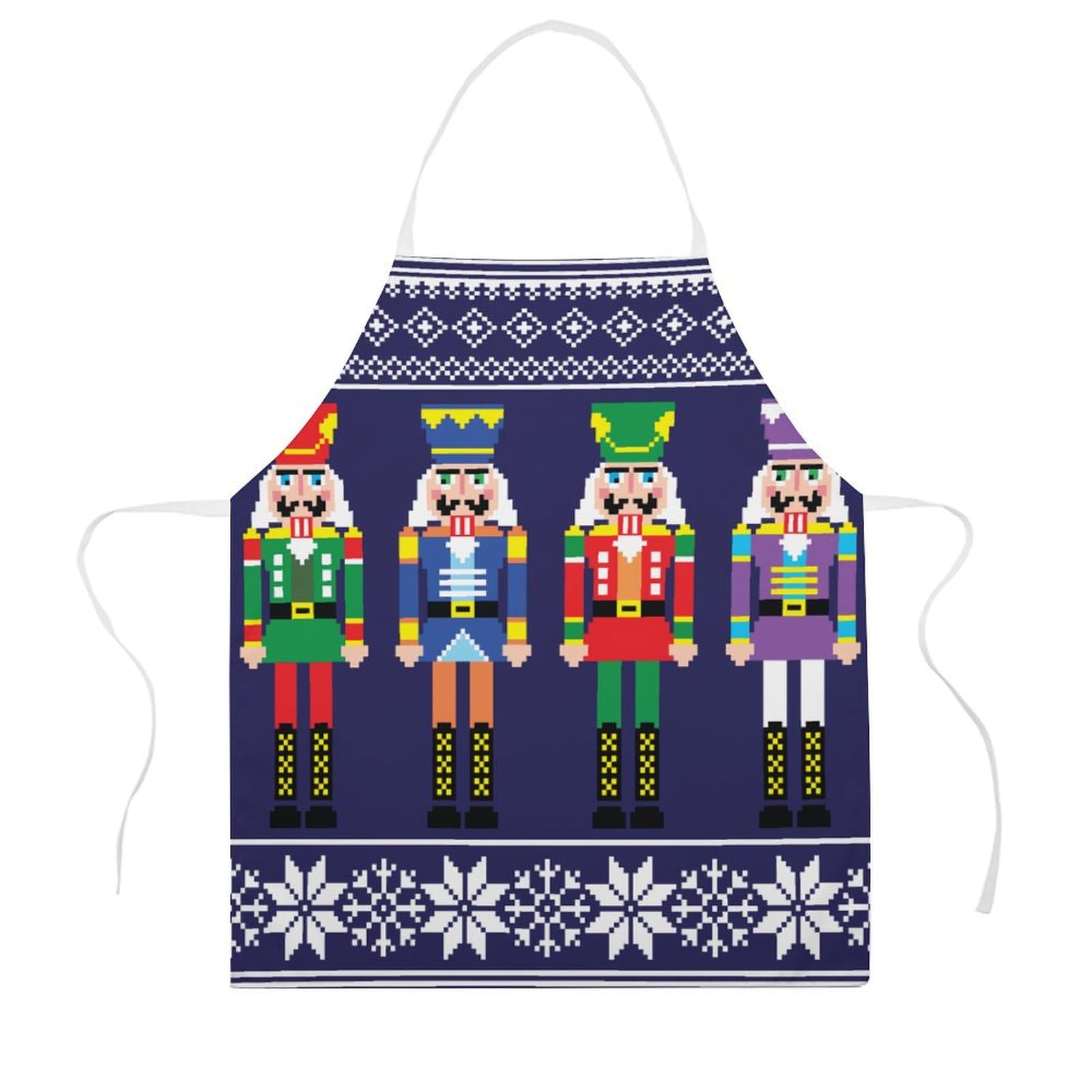 velumair Christmas Apron Nutcracker Cooking Apron Christmas Gifts for ...