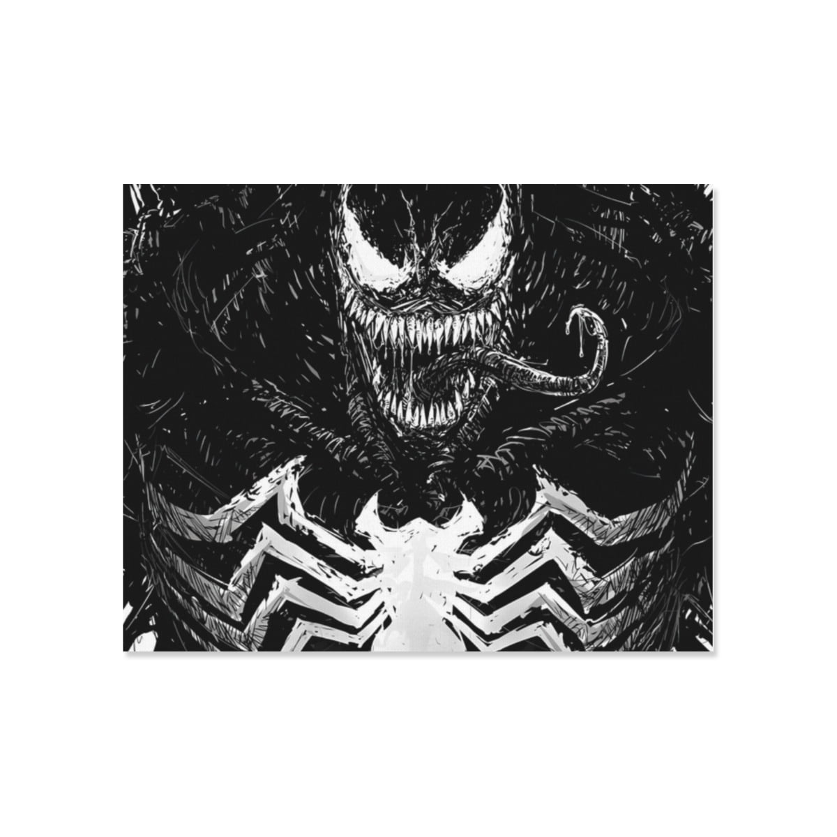 venom Frameless canvas poster - without frame anime poster bedroom ...