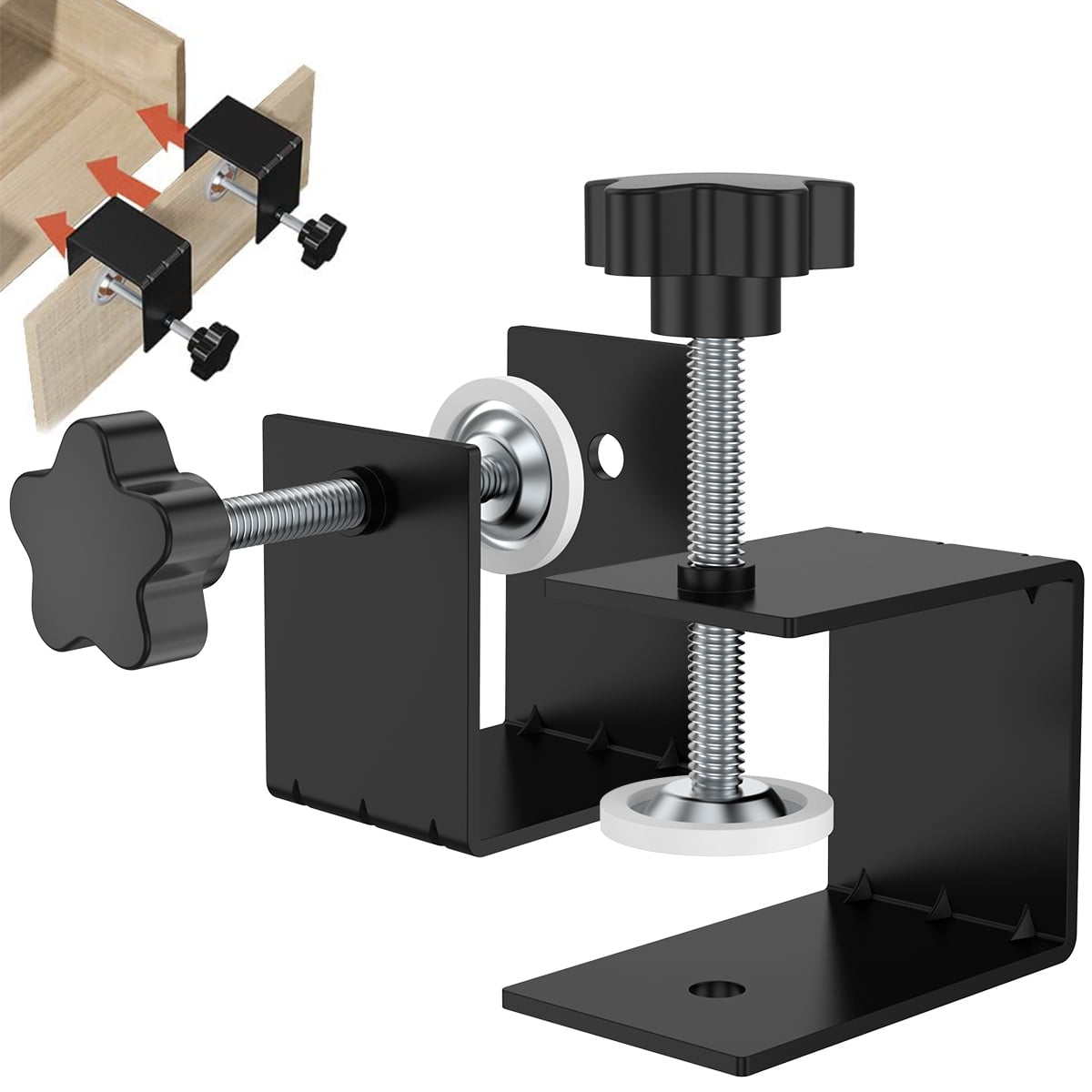 verlacod 2Pcs Drawer Front Installation Clamps Stainless Steel Drawer ...