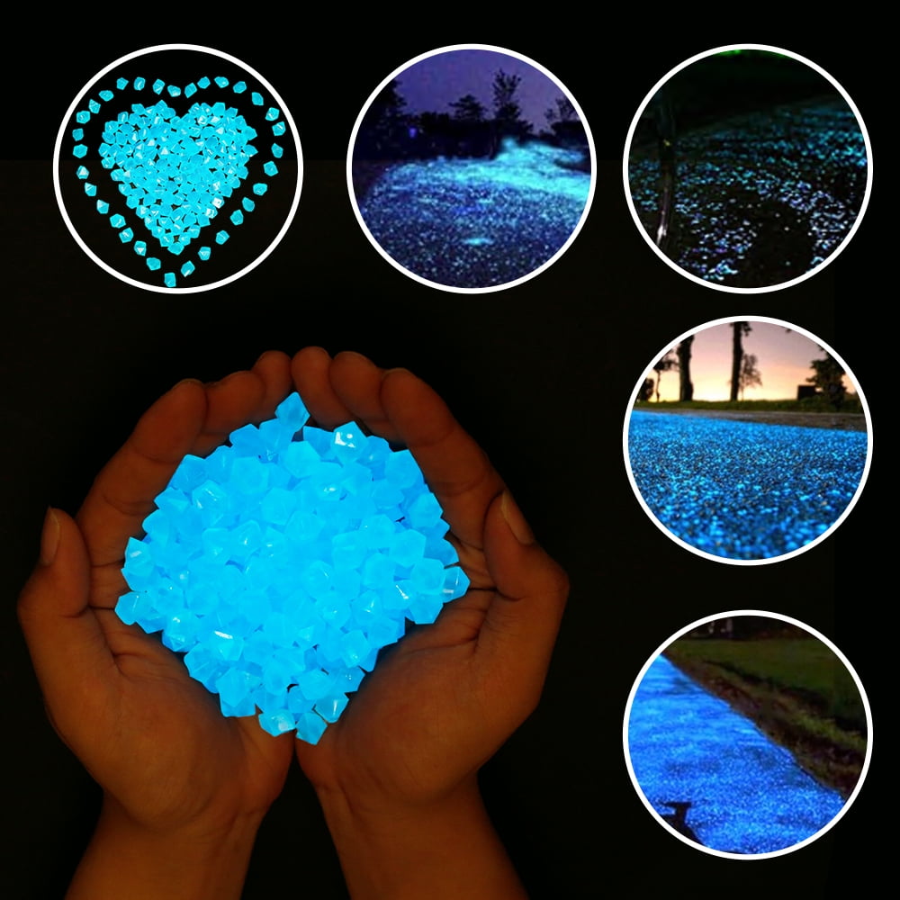 verlacod 300Pcs Glow Rocks Glow in The Dark Available for 15 Years DIY ...