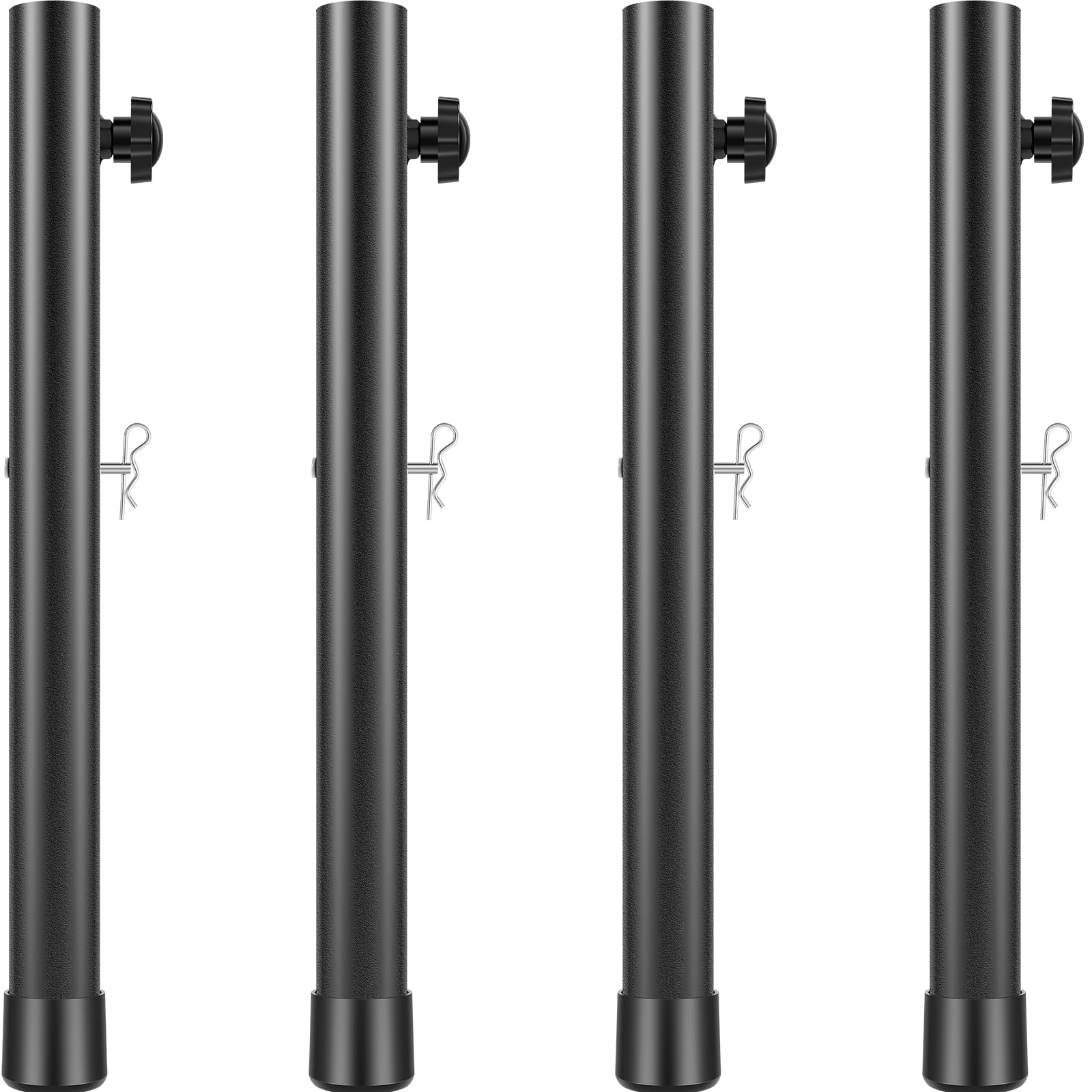 verlacod 4Pcs Folding Table Leg Extenders Heavy Duty Steel Folding ...