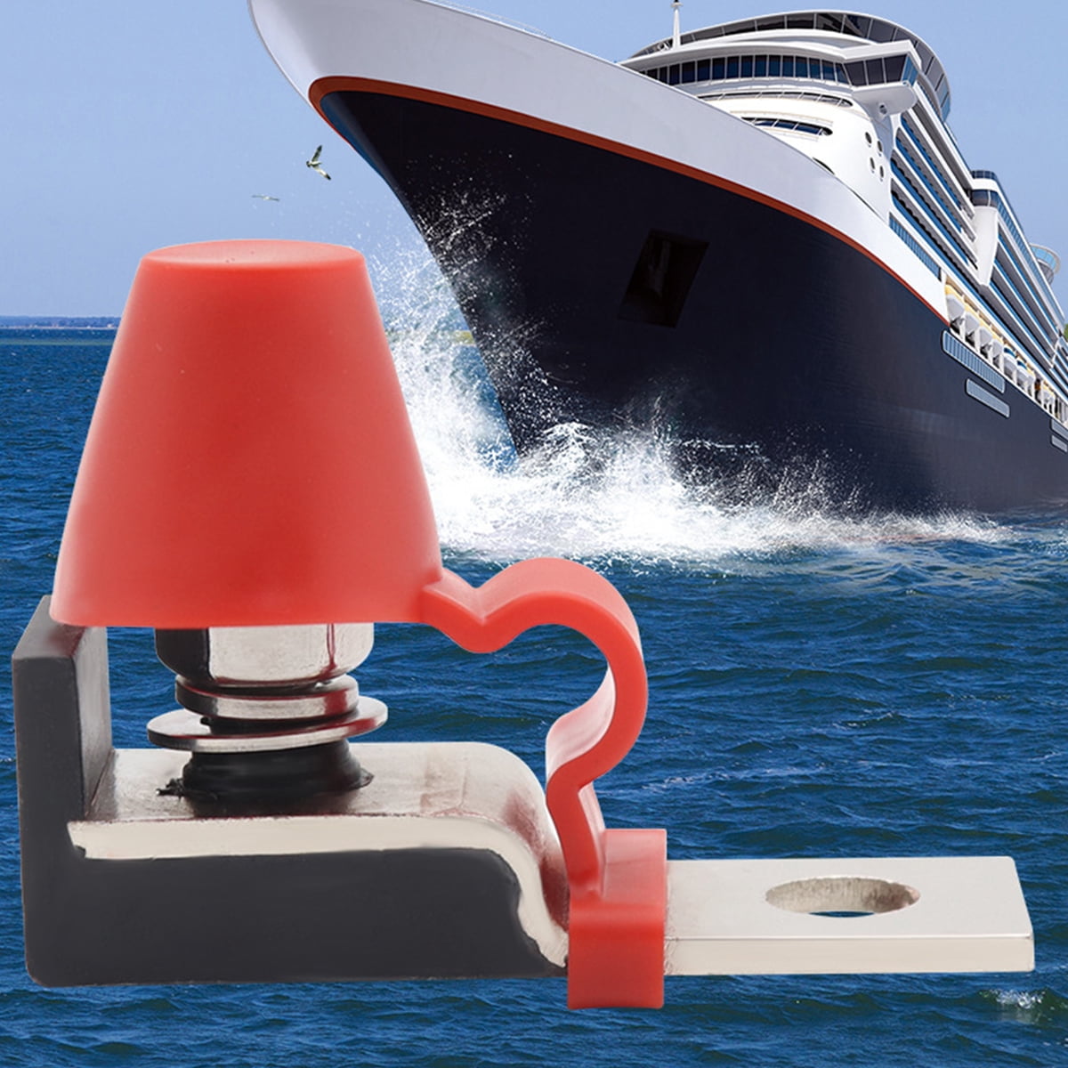 verlacod 60/100/300Amp MRBF Terminal Fuse Block Kit Single Stud 5/16 ...