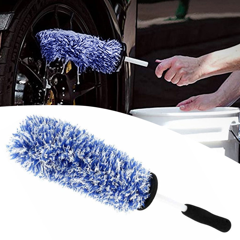 verlacod Cleaning Brush Car Wheel Tire Rim, Microfiber Auto Care ...