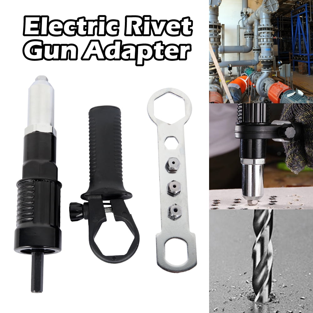 verlacod Electric Riveting Tool Conversion Head Silent Riveting Drill ...