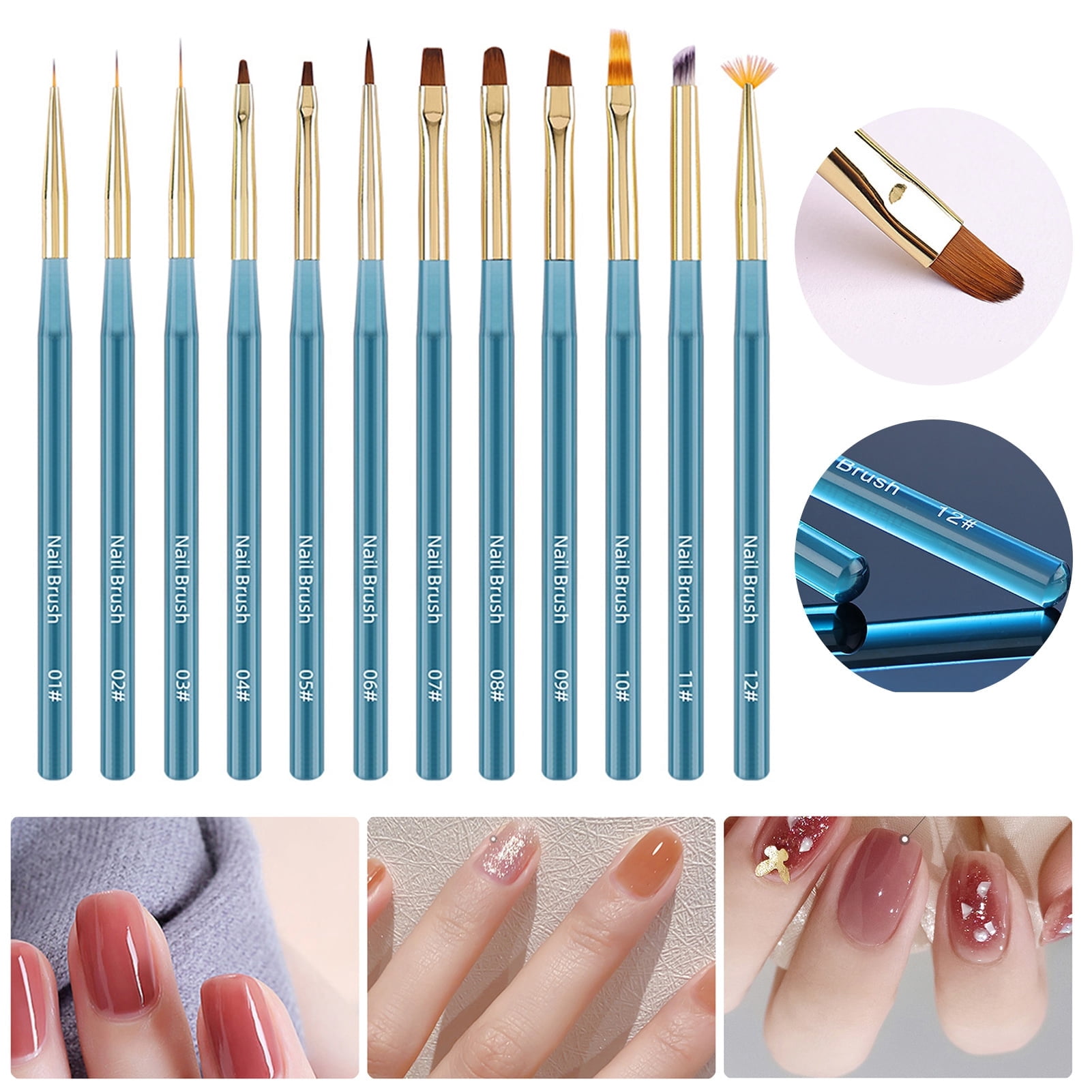 versatile nail art pen easy to use comfortable hold creative diy uv ...