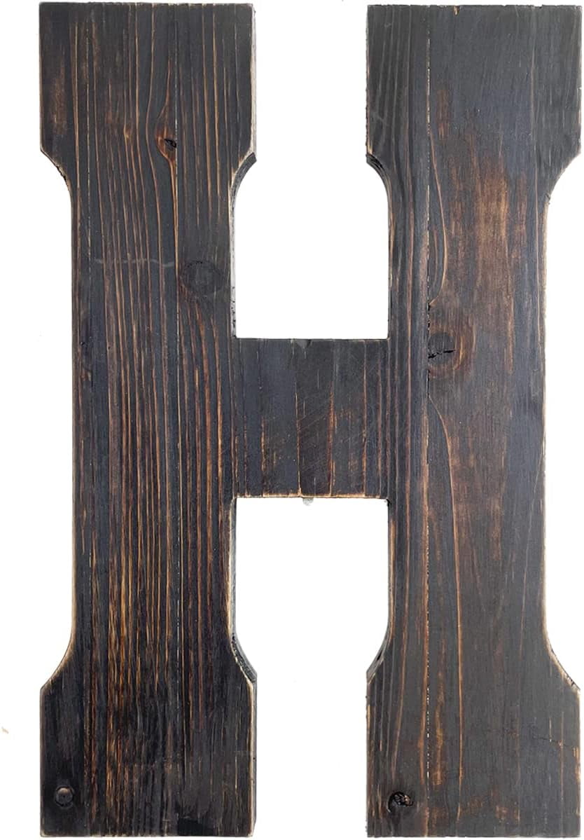 vftybngy Big Letter Wall Art for Living Room Bathroom Bedroom and Decor ...