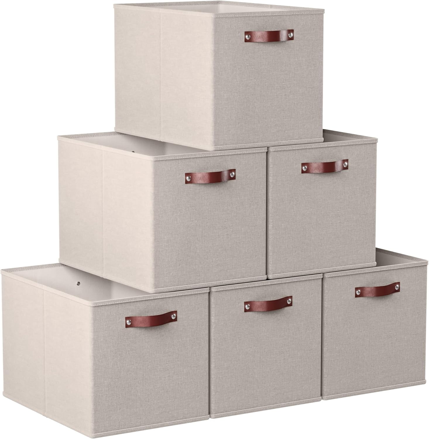 vftybngy HCOCM 11 x 11 Storage Cube Bins Foldable Collapsible Fabric ...