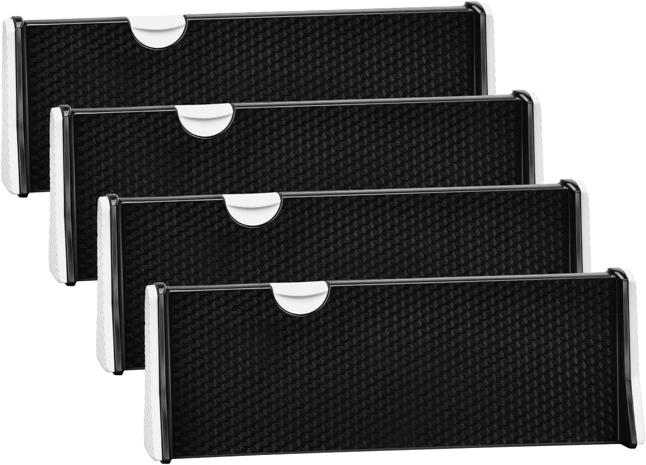 vftybngy HCOCM Drawer Dividers Organizer 5 Pack Adjustable Separators 4 ...