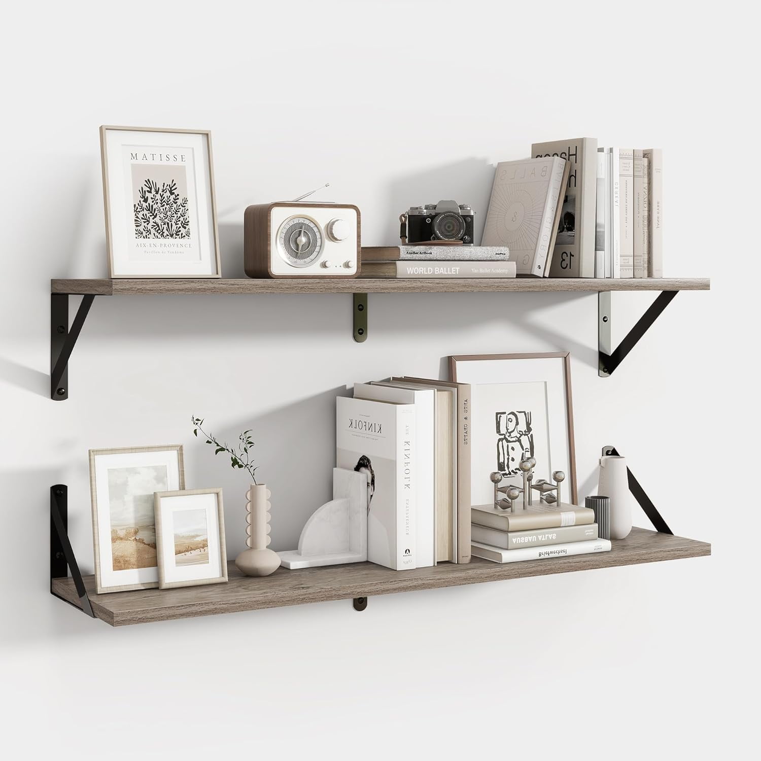 vftybngy JKLCH LTKIF Floating Shelves for Wall 24 Inch | 24W x 8D ...