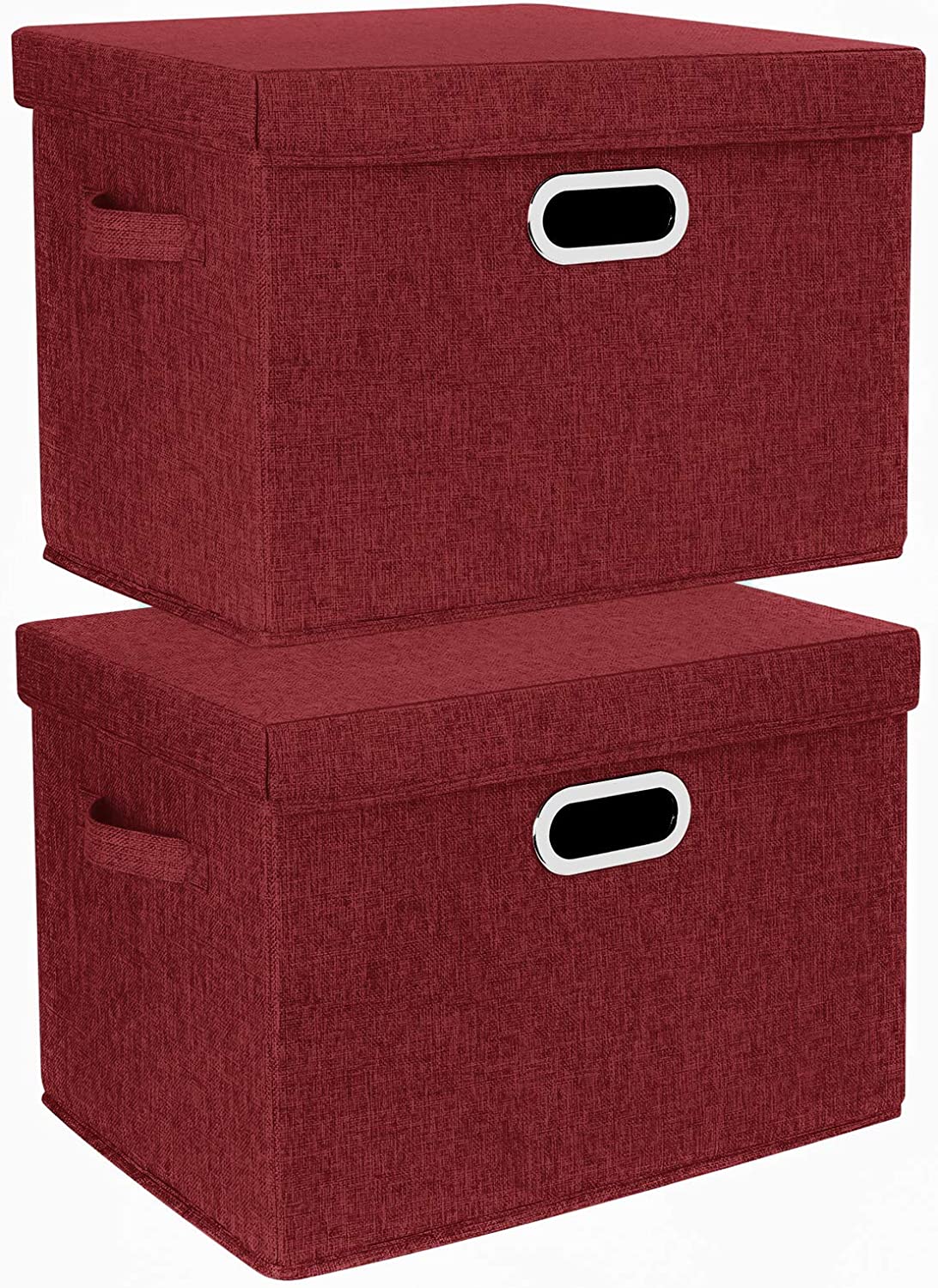 vftybngy Large Collapsible Storage Bins with Lids Organization Bins for ...
