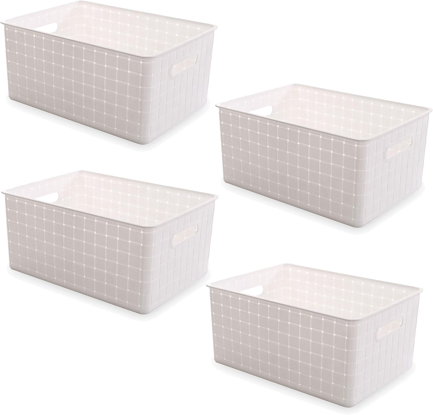 vftybngy | Plastic Storage Baskets Medium - Black | THE STABLE ...