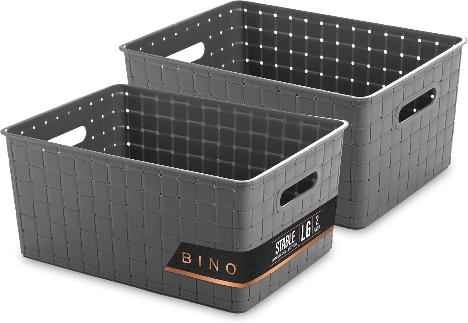 vftybngy | Plastic Storage Baskets Medium - Black | THE STABLE ...