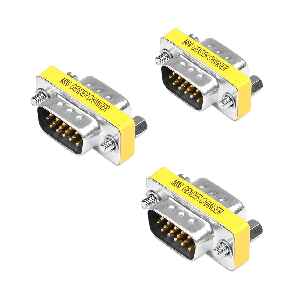 vga to vga Adapter 15 Port VGA Connector Extender for 2 Monitors ...