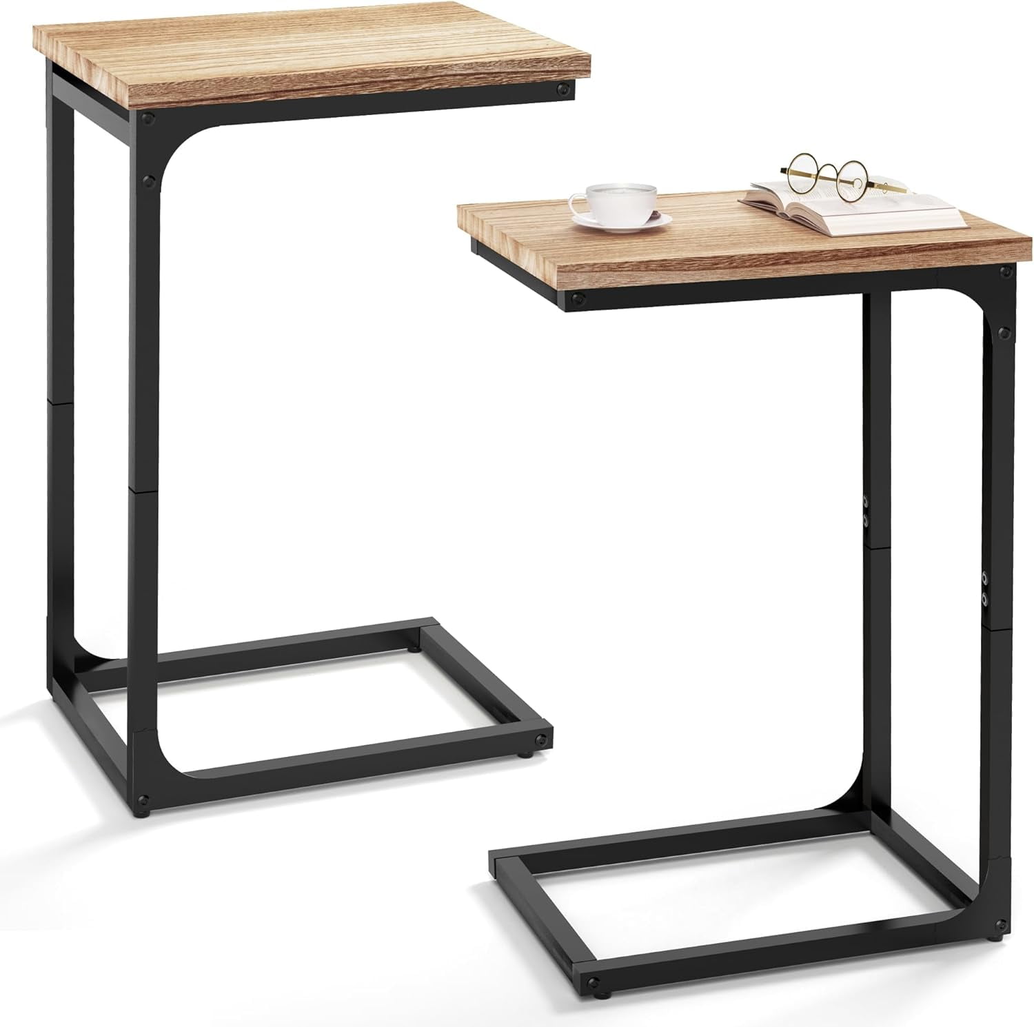 vhibuon Foldable TV Trays Small Folding Table TV Trays TV Dinner Tray ...