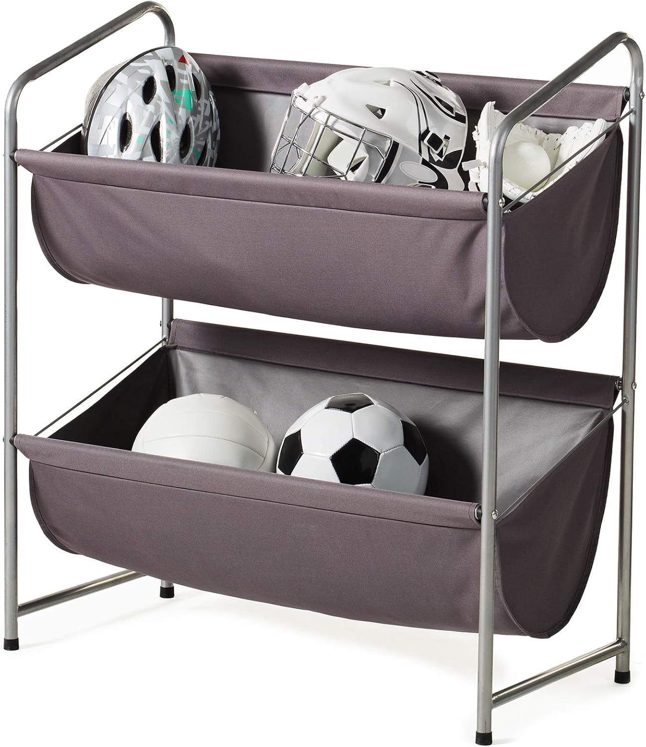 vhibuon Garage/Sport 2 Tier Storage Bin - Walmart.com
