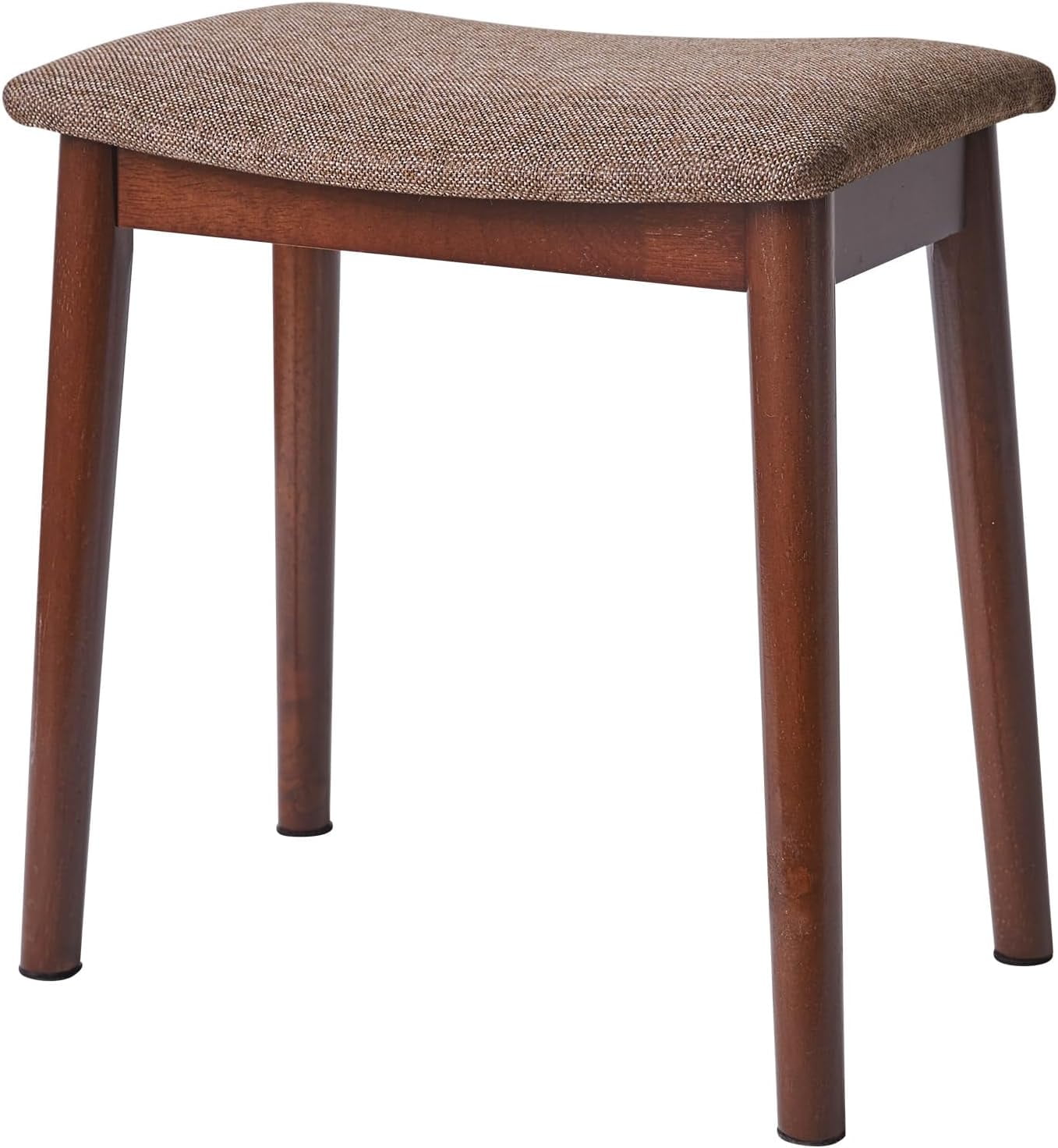 vhibuon LTKIF Saddle Vanity Stool Chair Foot Rest Stool with Solid Wood ...
