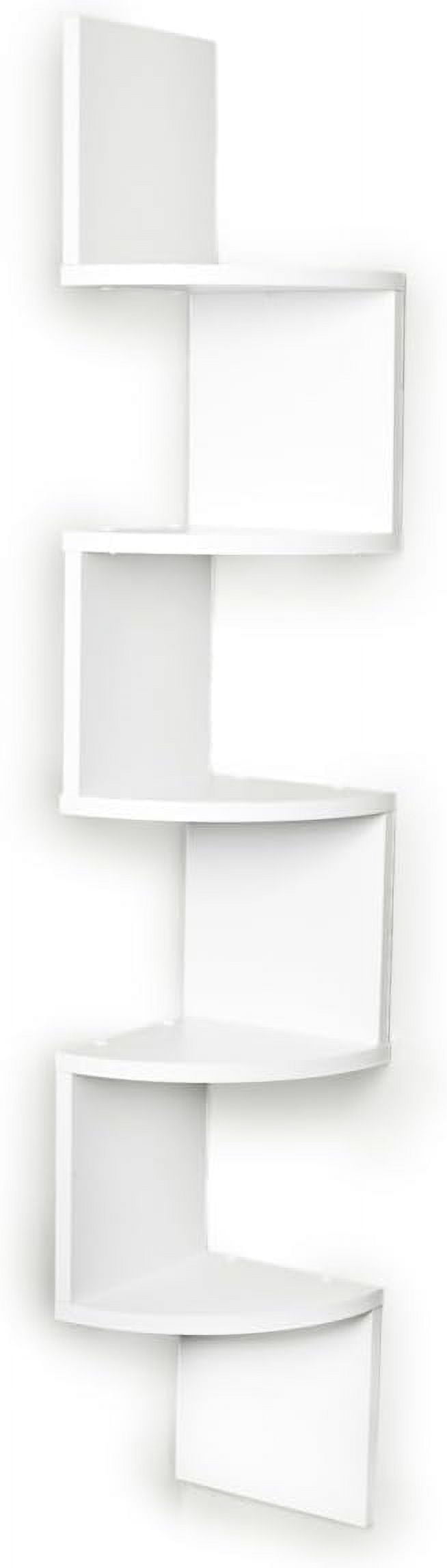 dxynlzq Large Rustic Decorative 5-Tier Corner Floating Wall Mount ...