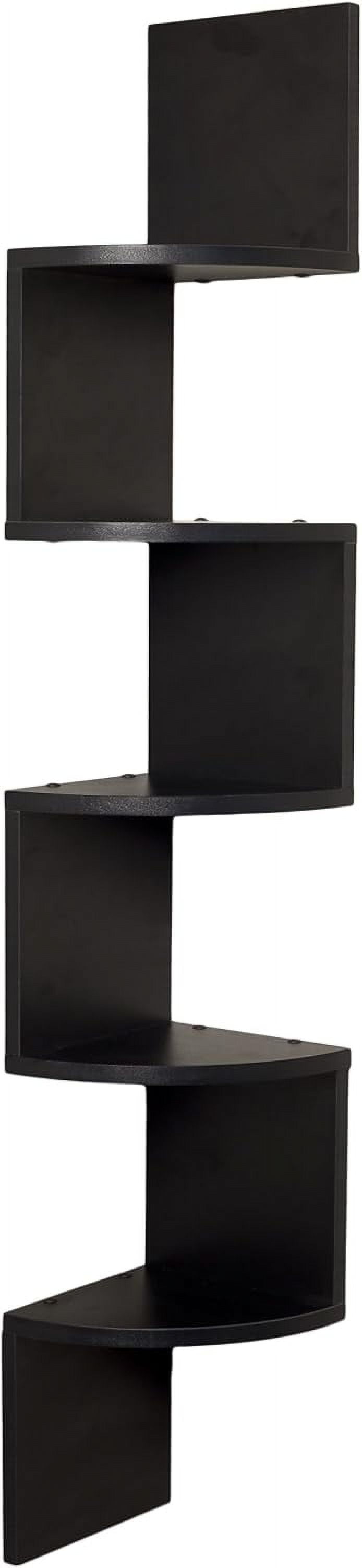 vhibuon Large Rustic Decorative 5-Tier Corner Floating Wall Mount ...