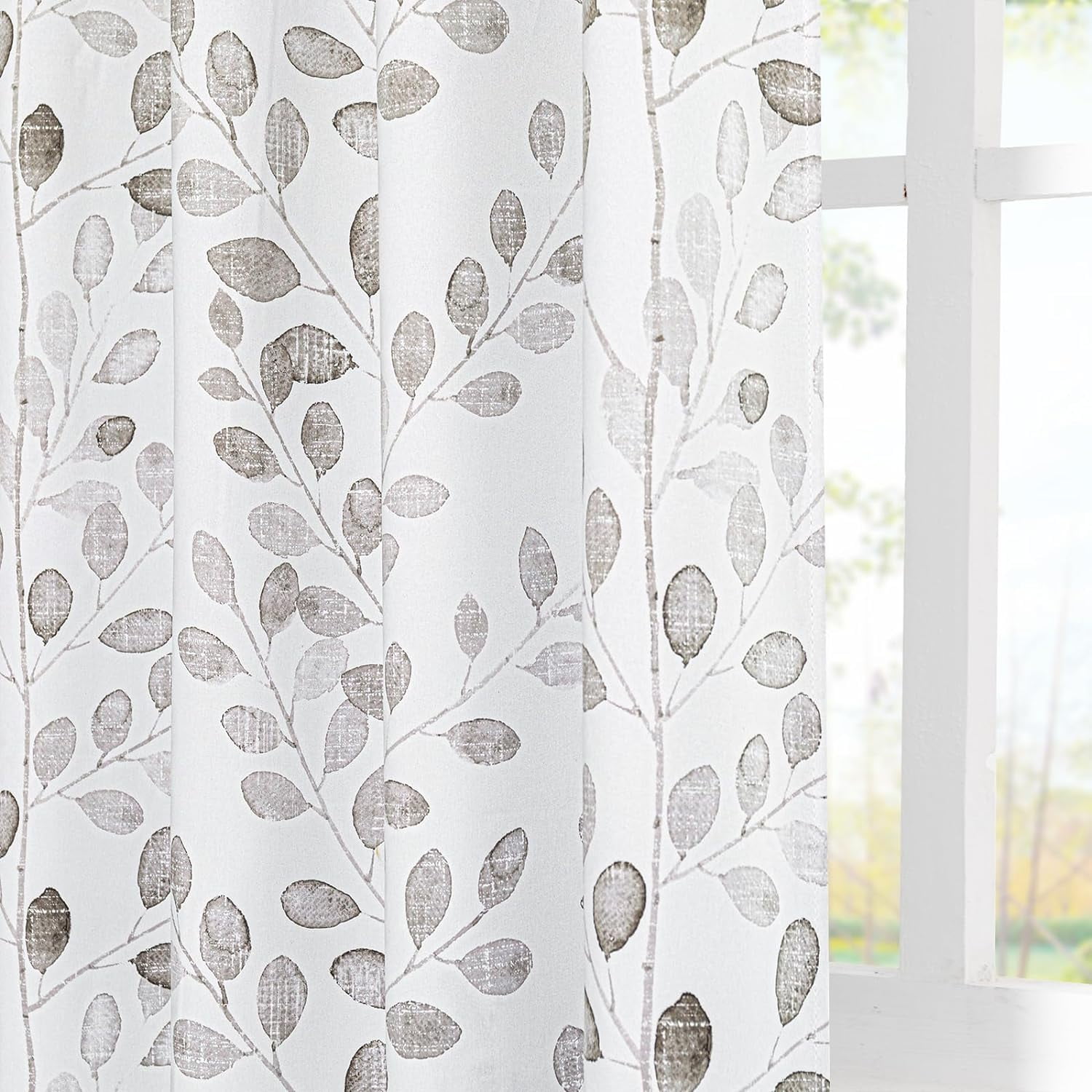 vhibuon Living Room Curtains 84 inches Long Thermal Insulated Room ...