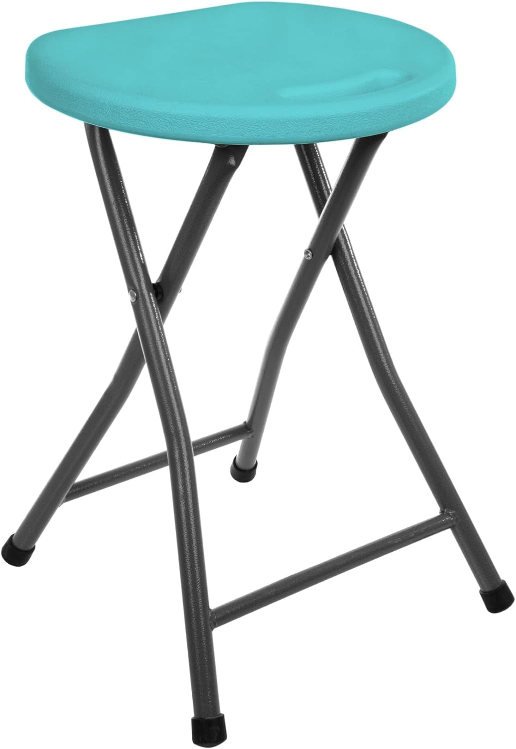 vhibuon Mintra Metal Folding Stools Heavy-Duty Backless Portable Chairs ...