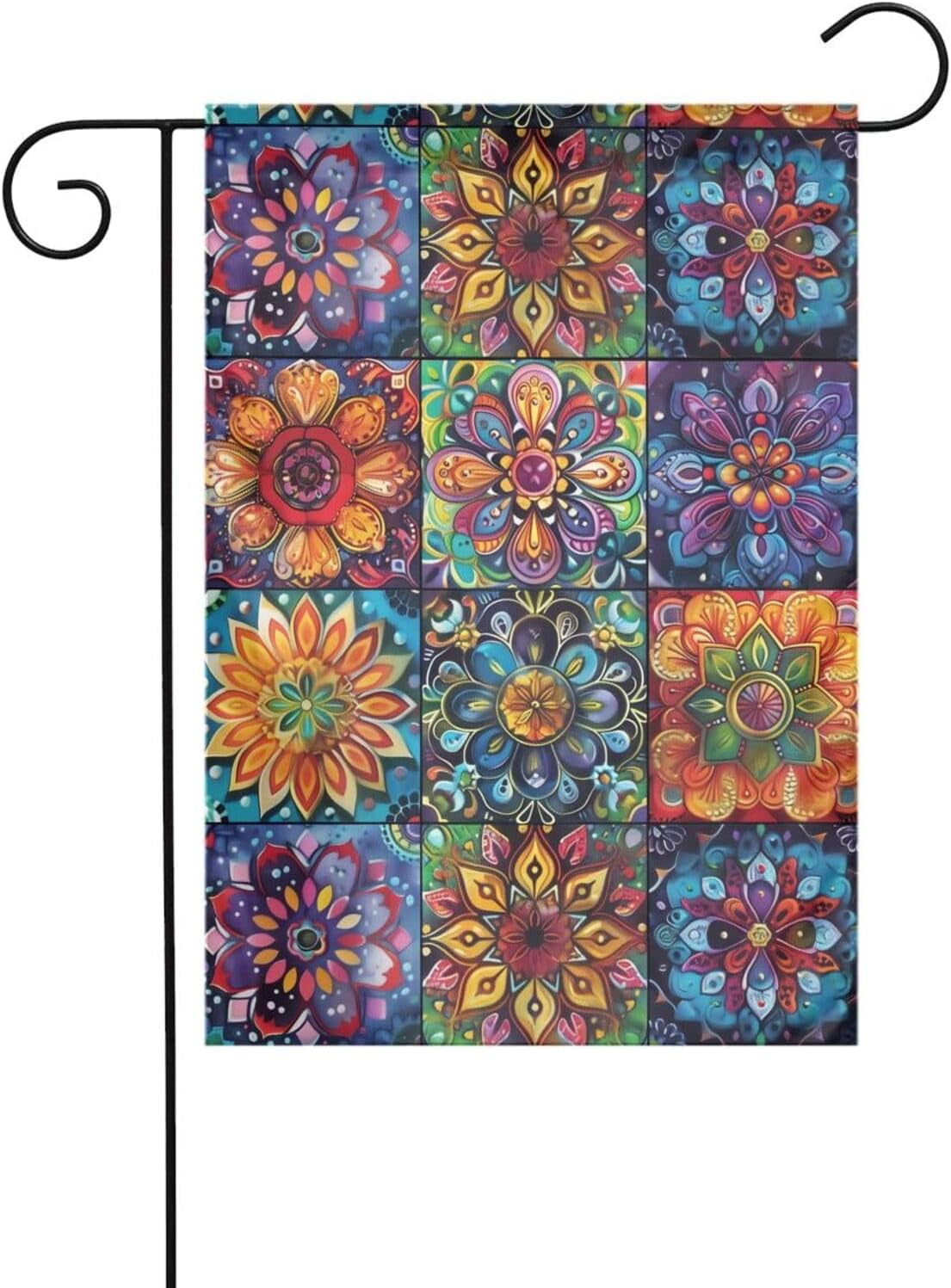 vibrant colorful art Garden Flags Double Sided,Garden Flags for All ...