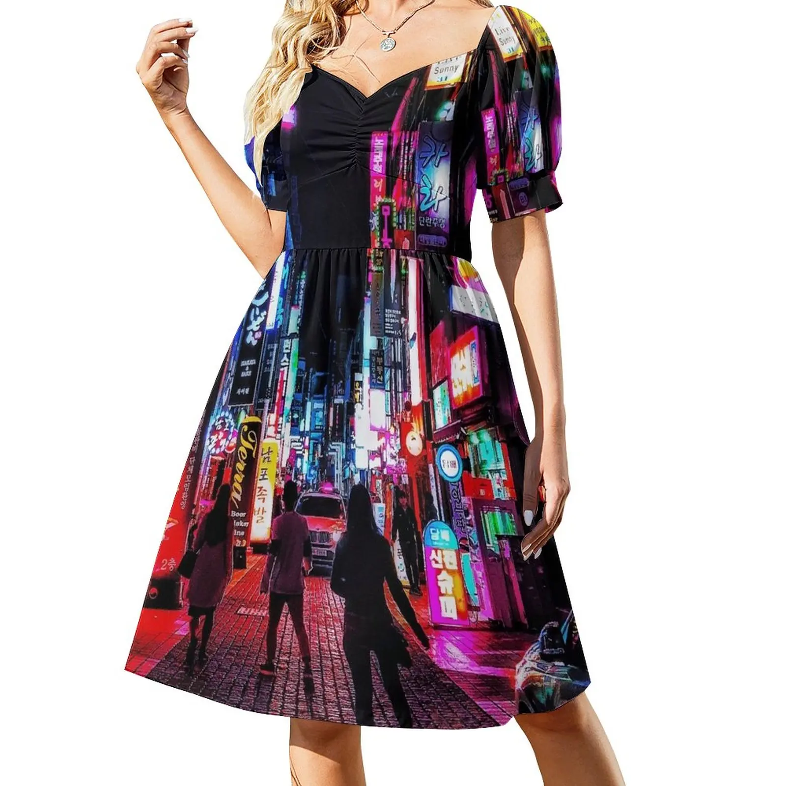vibrant nights Sleeveless Dress wedding guest dress 2024 fairy dress ...