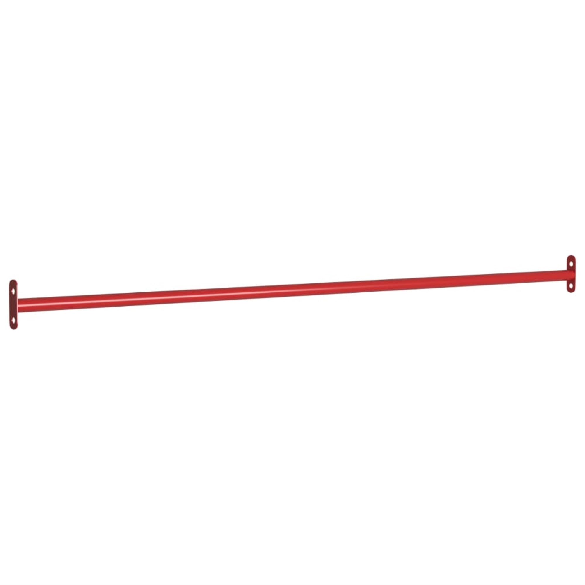 vidaXL 1/2/3x Turning Bars Steel Red Gymnastic Gym Equipment Horizontal ...