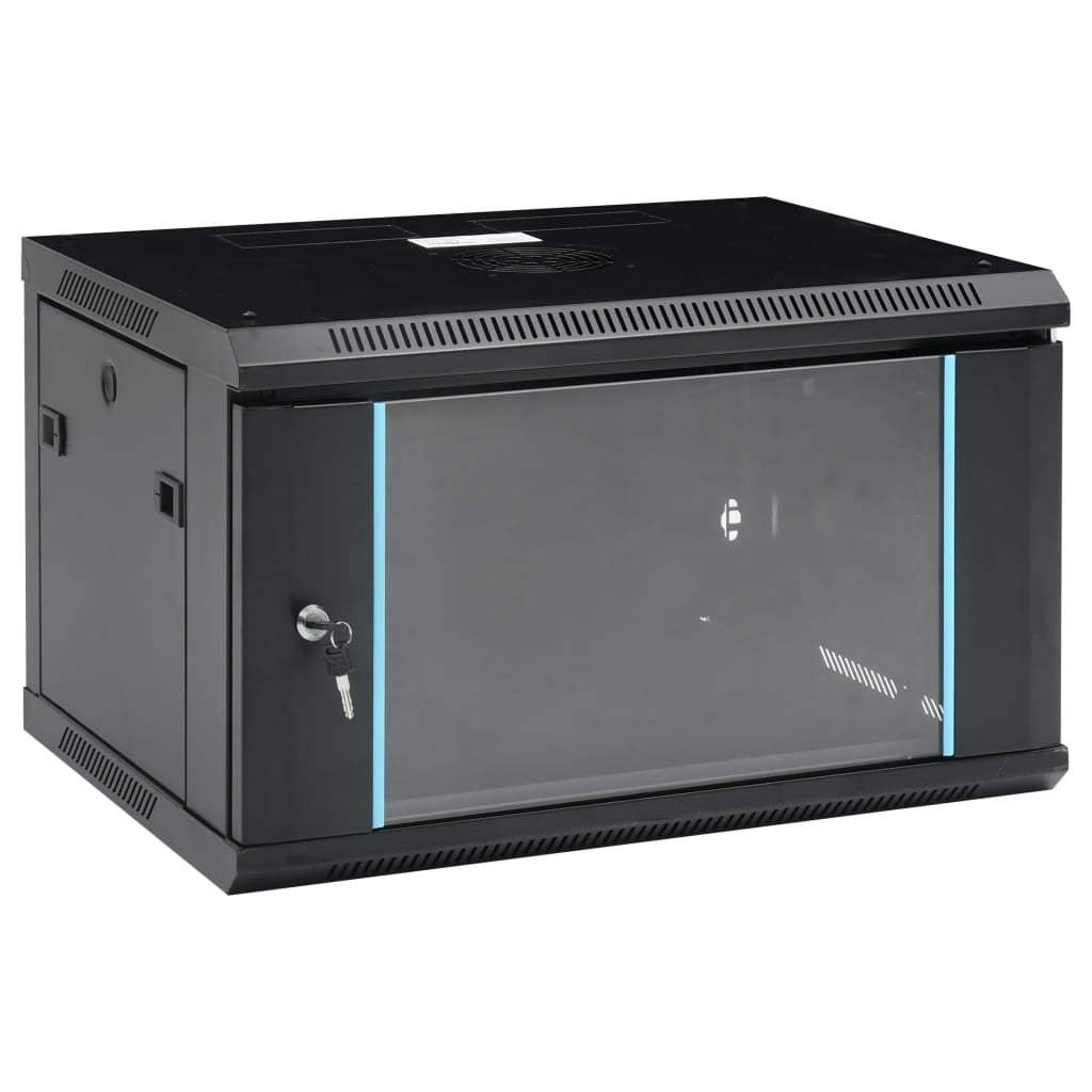 vidaXL 12U Wall Mounted Network Cabinet 19" IP20 23.6"x23.6"x25.2 ...