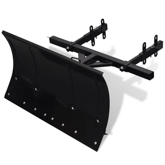 Best Choice Products 36in Galvanized Blade Hand Snow Pusher w/ 2 Wheels ...