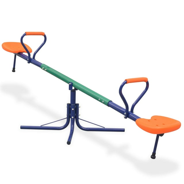 vidaXL 360-Degree Rotating Seesaw Orange - Walmart.com