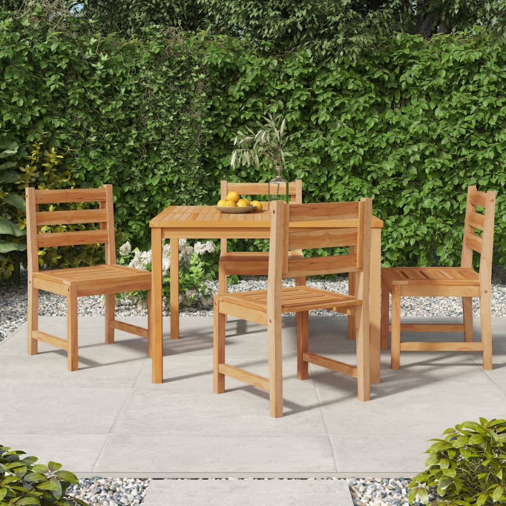 vidaXL 4/6/8x Solid Wood Pine Patio Chairs Garden Outdoor Seating ...