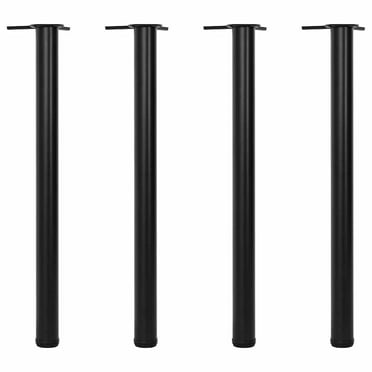LTL Duraline Table Legs Wired Black Steel 16", Set of 4 - Walmart.com