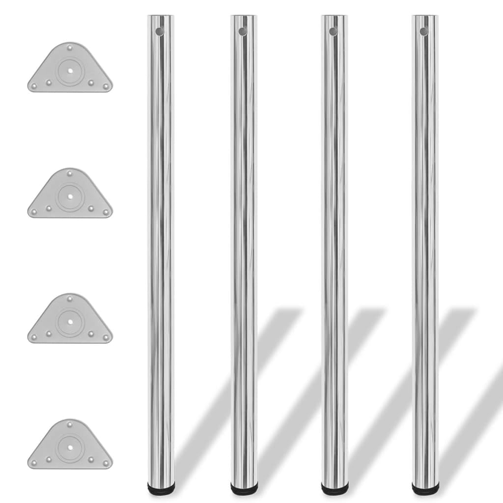 vidaXL 4 Height Adjustable Table Legs Furniture Accessory Multi Colors ...