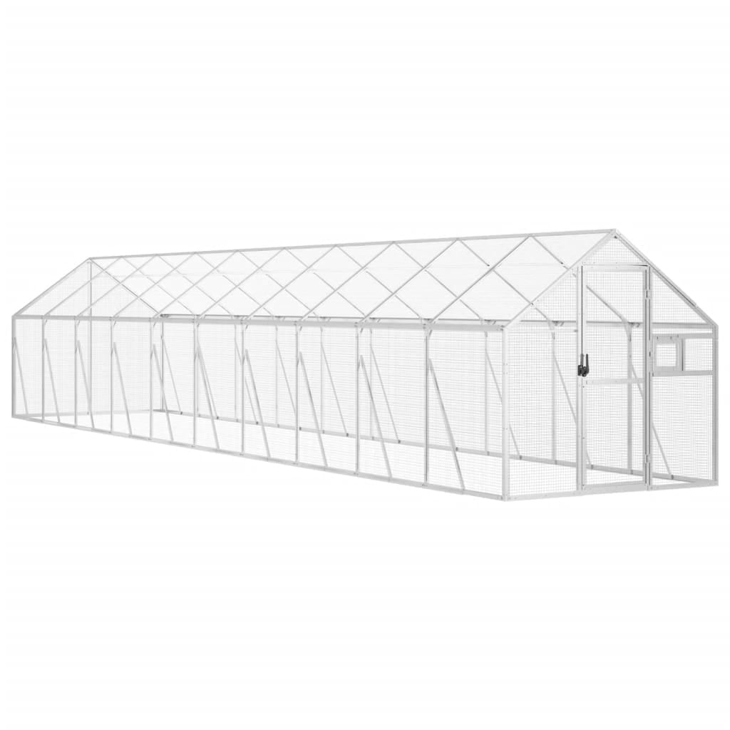 vidaXL Aviary Outdoor Lockable Large Parrot Budgie Cage Bird House ...