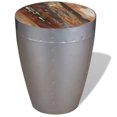 vidaXL Aviator Stool Solid Reclaimed Wood - Walmart.com