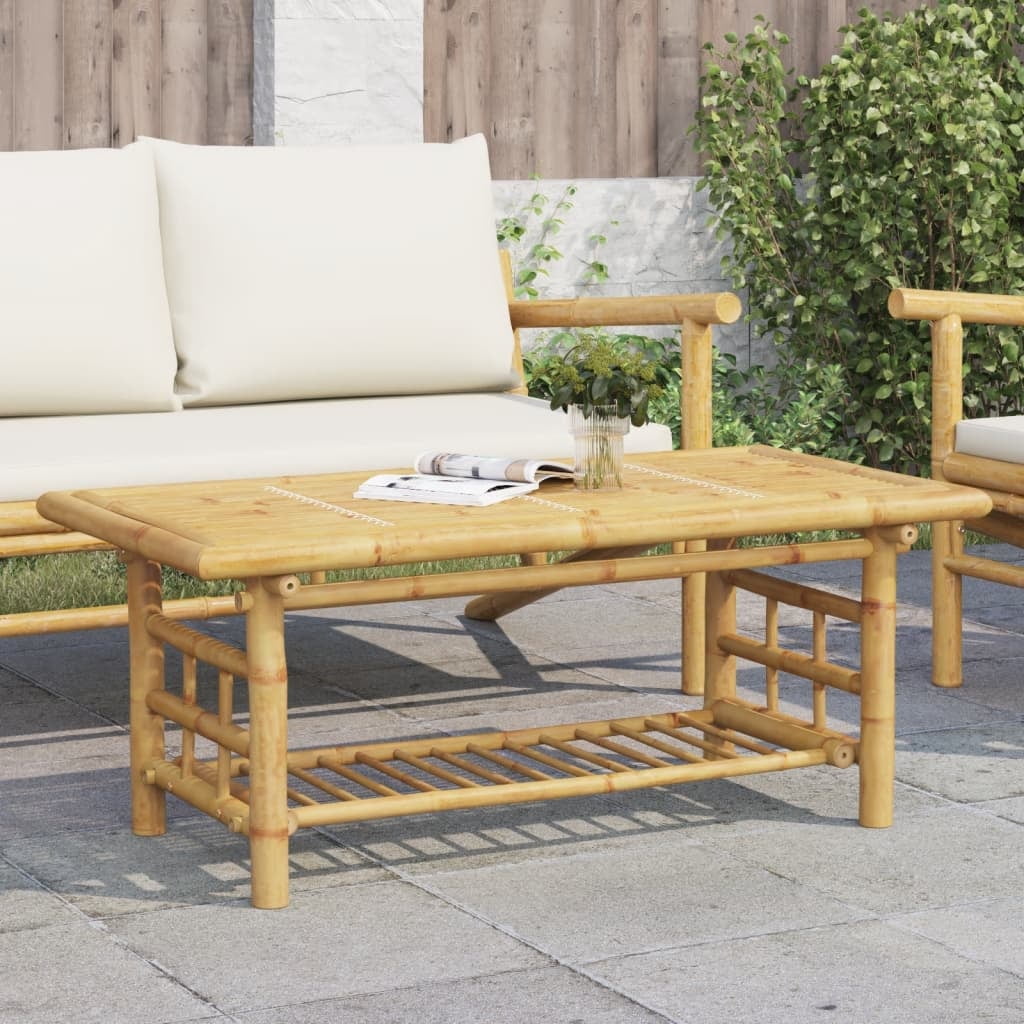 vidaXL Bamboo Coffee Table Night Stand End Couch Home Living Room ...