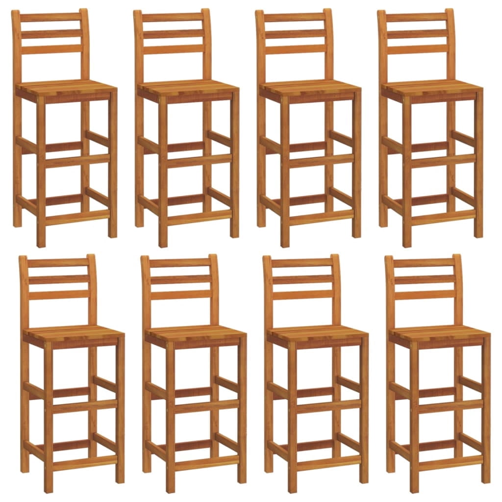 vidaXL Bar Stool Bar Seat Counter Height Stool for Kitchen Pub Solid ...