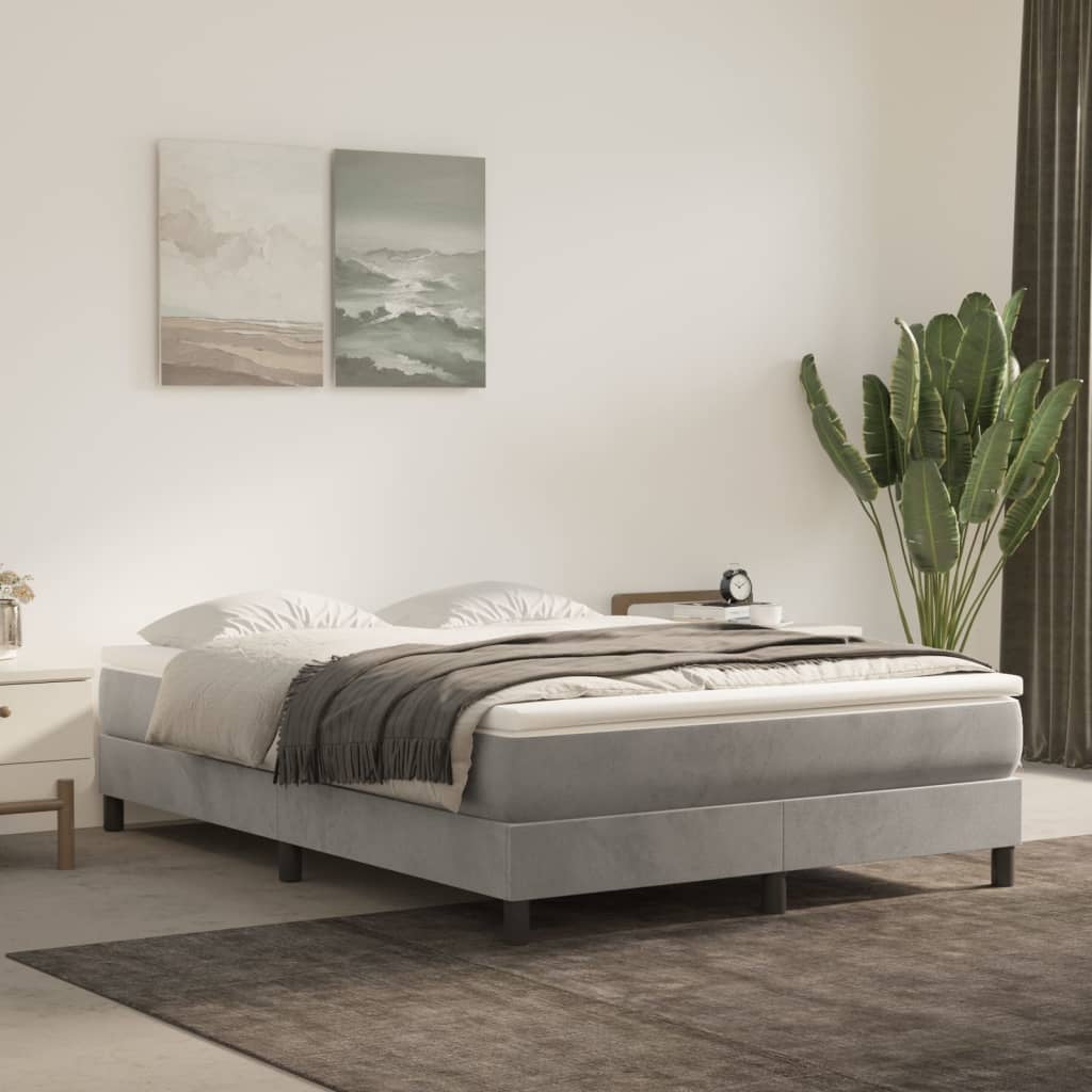 vidaXL Bed Frame Platform Bed Mattress Foundation Bedroom Furniture ...