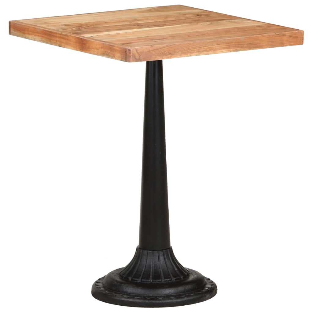 vidaXL Bistro Table 23.6"x23.6"x29.9" Solid Acacia Wood - Walmart.com