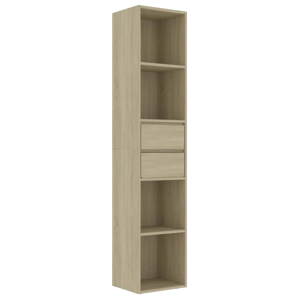 vidaXL Bookshelf Wall Book Rack Book Cabinet Standing Shelves ...