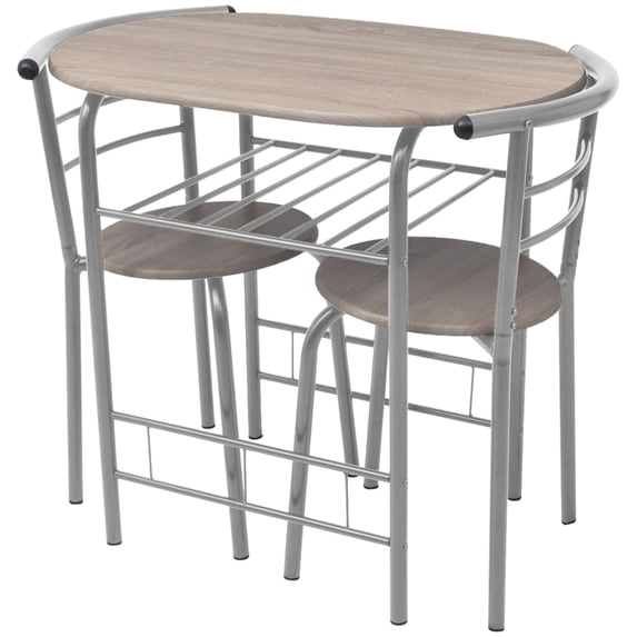 vidaXL Breakfast Bar Set Table and Chair Set for Kitchen Bar Table Set ...