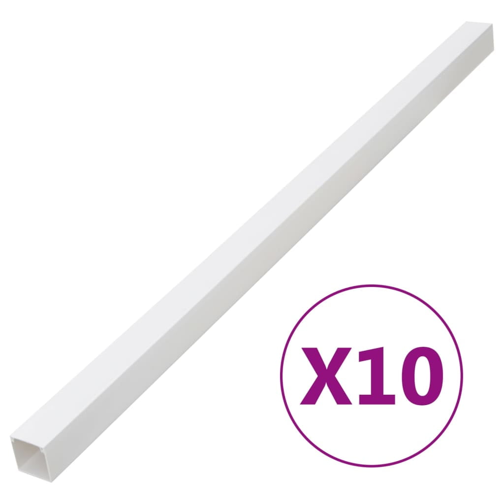 vidaXL Cable Trunking 3.9"x2.4" 32.8' PVC - Walmart.com