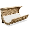 vidaXL Cat Bed with Cushion Water Hyacinth 14.6"x7.9"x7.9" - Walmart.com