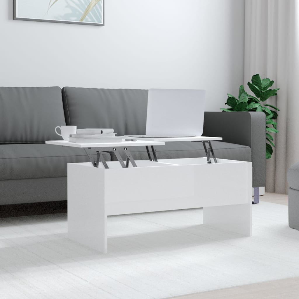 vidaXL Coffee Table Lift Top End Table Accent Side Sofa Table ...