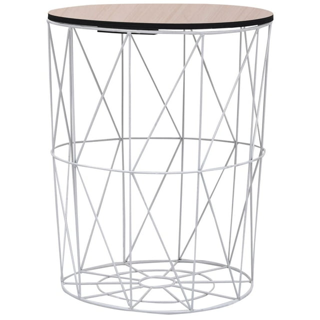 vidaXL Coffee Table Round End Table Side Sofa Table Living Room ...
