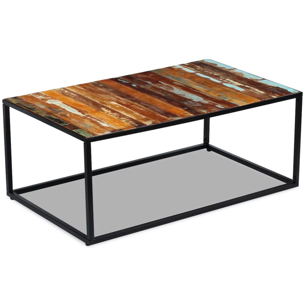vidaXL Coffee Table Solid Reclaimed Wood 39.4"x23.6"x15.7" - Walmart.com