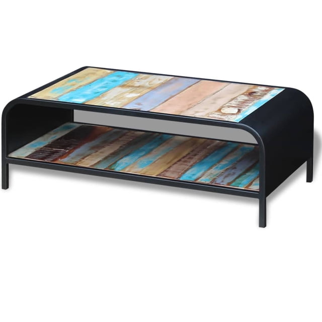 vidaXL Coffee Table Solid Reclaimed Wood - Walmart.com