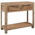 vidaXL Console Table 32.3"x13"x28.7" Solid Acacia Wood - Walmart.com