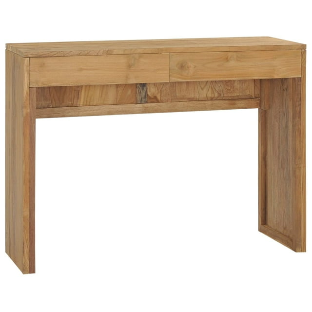 vidaXL Console Table 39.4"x13.8"x29.5" Solid Teak Wood - Walmart.com