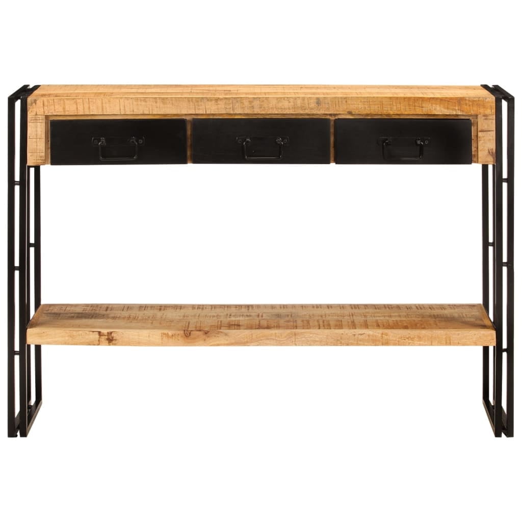 vidaXL Console Table 43.3"x11.8"x29.9" Solid Wood Mango - Walmart.com